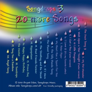 Songdrops 3: 20 More Songs - Songdrops: Funny Songs for Kids by Bryant Oden